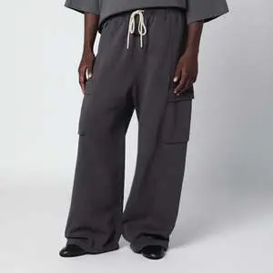 Fear Of God Iron Cargo Jogging Trousers In Cotton Fleece - Grey