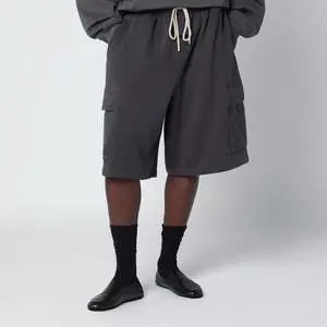 Fear Of God Iron Cargo Bermuda Shorts In Cotton Fleece - Grey
