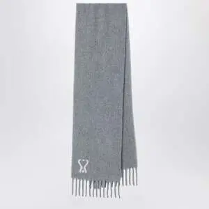 AMI Paris De Coeur Scarf - Grey