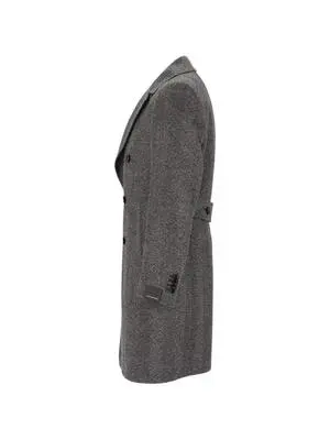 Tagliatore Herringbone Double-breasted Coat
