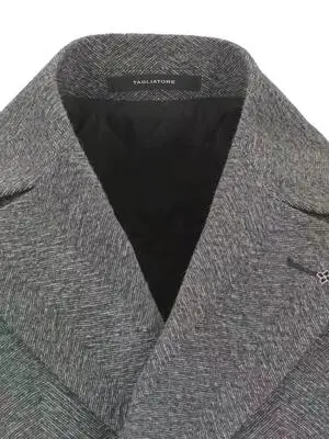 Tagliatore Herringbone Double-breasted Coat