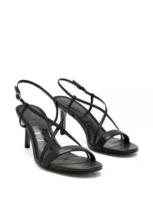 Sam Edelman Ginny Strappy Heeled Sandals - Black