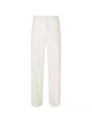 Fabiana Filippi Bead-embellished Straight-leg Trousers - Neutrals