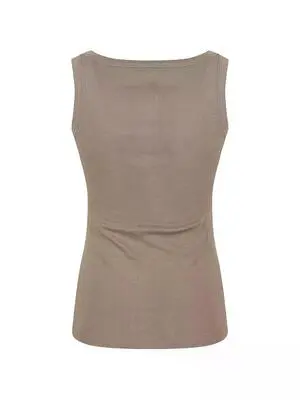 Fabiana Filippi Bead-trim Ribbed Top