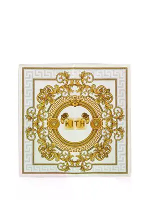 Versace Barocco-pattern Scarf - Neutrals