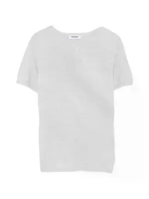 BASE MILANO Button-placket T-shirt