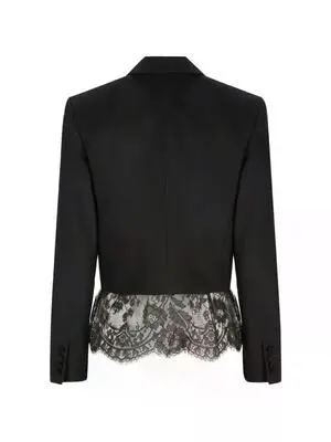 Zimmermann Lace-trim Double-breasted Blazer