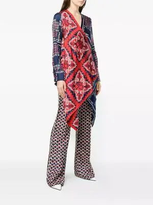 Valentino Garavani Asymmetrical Wrap Blouse