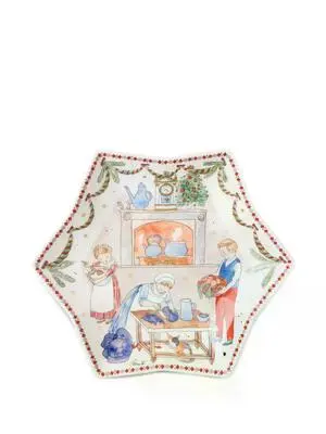HUTSCHENREUTHER Christmas Feast Star-shaped Bowl - Multicolour
