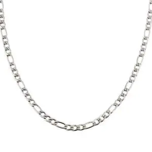 HARFI Figaro Chain Necklace For - Silver