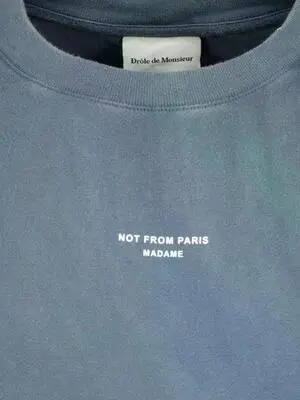 Drole De Monsieur Slogan Classique T-shirt