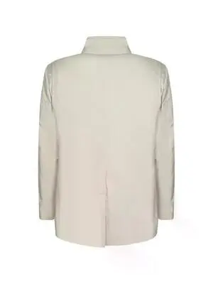 MOORER High-neck Button-up Jacket