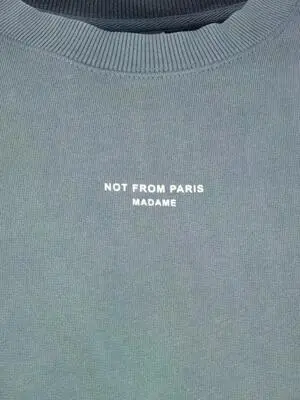Drole De Monsieur Slogan-print Sweatshirt