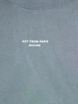 Drole De Monsieur Slogan-print Sweatshirt