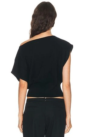 ST. AGNI Cashmere Asymmetric Top