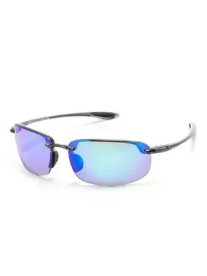 Maui Jim Ho'okipa Xl Biker-style Sunglasses - Grey
