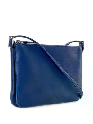 Shinola Small Bixby Accordion-style Leather Crossbody Bag - Blue