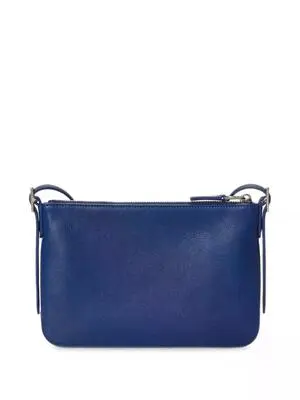 Shinola Small Bixby Accordion-style Leather Crossbody Bag - Blue