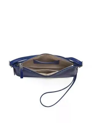 Shinola Small Bixby Accordion-style Leather Crossbody Bag - Blue