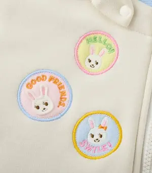 MIKI HOUSE Appliqué Hooded Bomber Jacket
