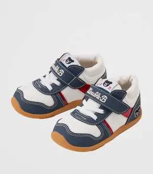 MIKI HOUSE Mesh Double-b Sneakers