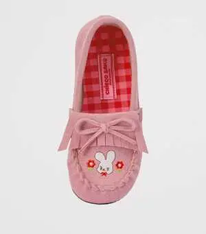 MIKI HOUSE Embroidered Loafers