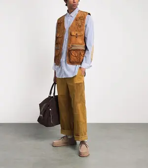 Junya Watanabe Cotton Patchwork Trousers