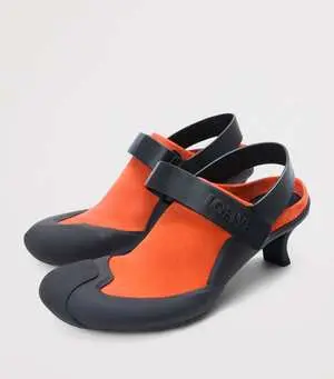 Loewe Leather Dive Slingback Mules 45