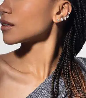 Messika My Twin White Gold And Diamond Earring And Ear Cuff