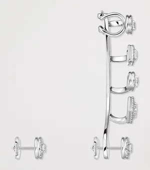 Messika My Twin White Gold And Diamond Earring And Ear Cuff