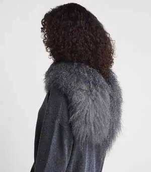YVES SALOMON Lamb Scarf