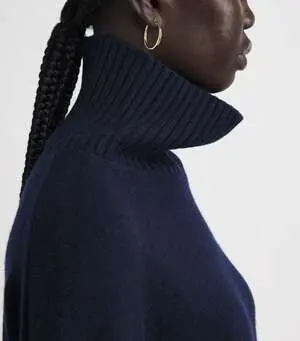 Maje Cashmere-blend High-neck Sweater