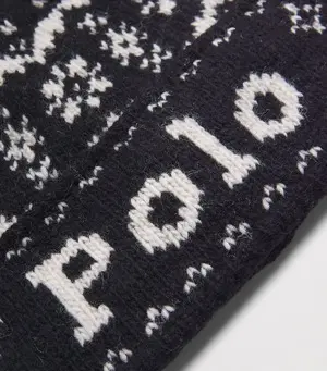 Polo Ralph Lauren Wool Polo Beanie - Black