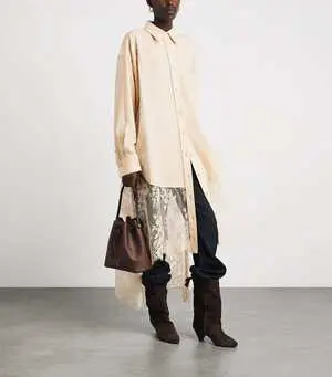 Zimmermann Wool Valiant Lace Shirt