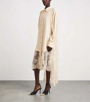 Zimmermann Wool Valiant Lace Shirt