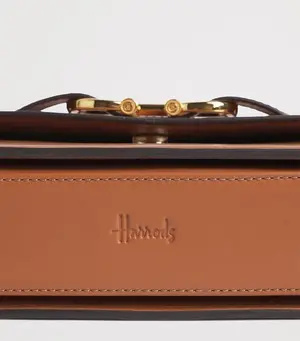 Harrods Leather Snaffle Cross-body Bag