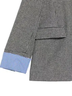 MAISON JEJIA Birkin Houndstooth-patterned Blazer