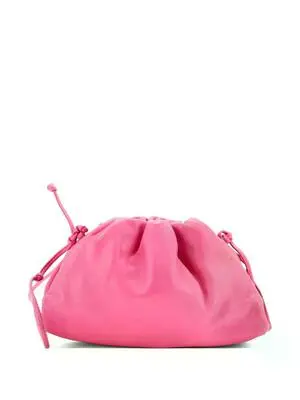 Bottega Veneta The Pouch Leather Mini Crossbody Bag - Pink