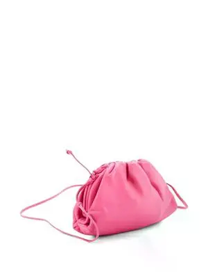 Bottega Veneta The Pouch Leather Mini Crossbody Bag - Pink