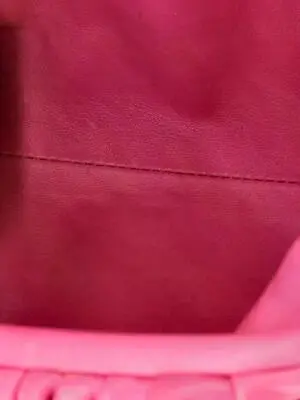 Bottega Veneta The Pouch Leather Mini Crossbody Bag - Pink