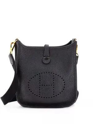 Hermès Evelyne Bag Gen Iii Clemence Tpm Crossbody Bag - Black