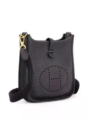 Hermès Evelyne Bag Gen Iii Clemence Tpm Crossbody Bag - Black