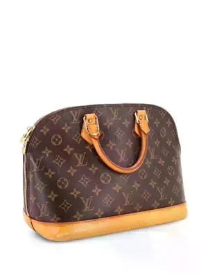 LOUIS VUITTON Vintage Alma Handbag Monogram Canvas Pm Satchel