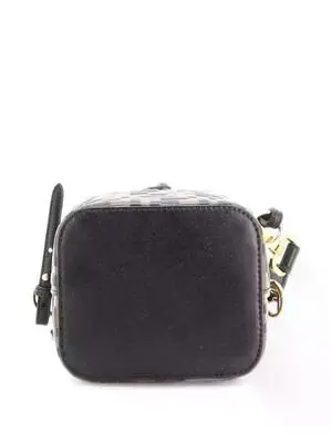 Fendi Mon Tresor Zucca Embossed Leather Mini Bucket Bag - Brown
