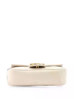 Gucci Gg Marmont Flap Bag Matelasse Leather Super Mini Crossbody Bag - Neutrals