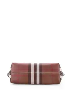 Burberry Soft Check E-canvas Medium Tote Bag