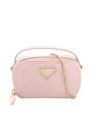 Prada 2013-2026 Mini Saffiano Satchel - Pink