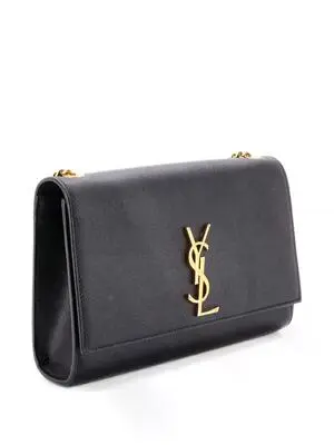 Saint Laurent Classic Monogram Grainy Leather Medium Crossbody Bag