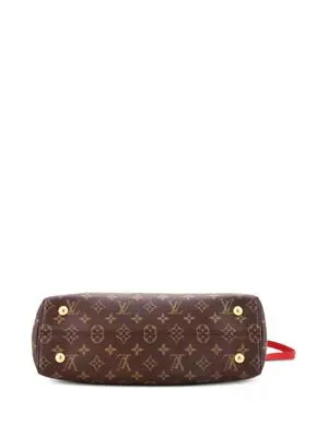 LOUIS VUITTON Venus Handbag Monogram Canvas And Leather Satchel - Red