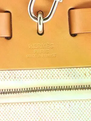 Hermès Herbag Zip Pegase Pop Toile And Leather 31 Shoulder Bag